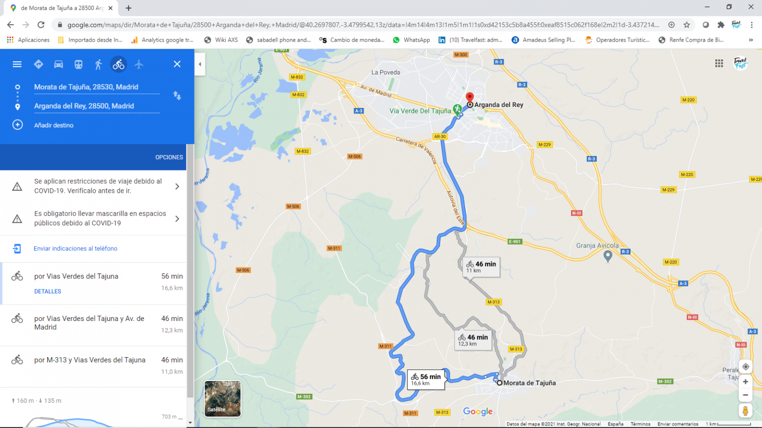 Los 3100 kilómetros de vías verdes accesibles ahora en Google Maps ...